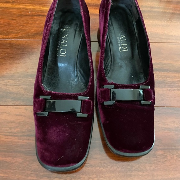 Marina Rinaldi | Shoes | Rinaldi Burgundy Block Heels | Poshmark